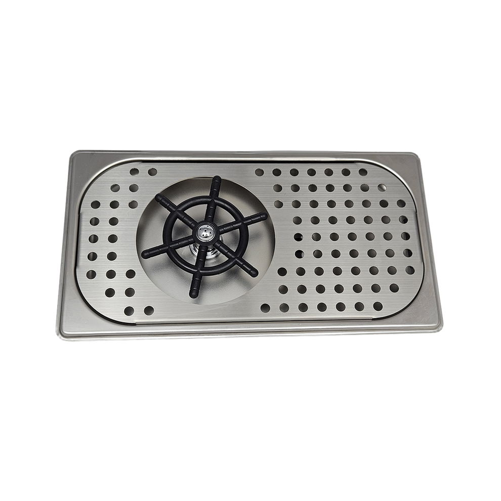 Glass/Milk Jug Rinser with Drain Tray – SpecSpace