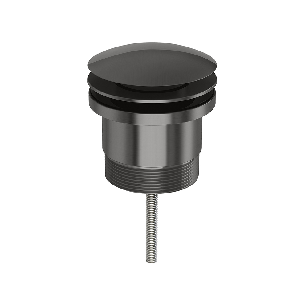 40mm Dome Pop Up Universal Waste Brushed Carbon — SpecSpace