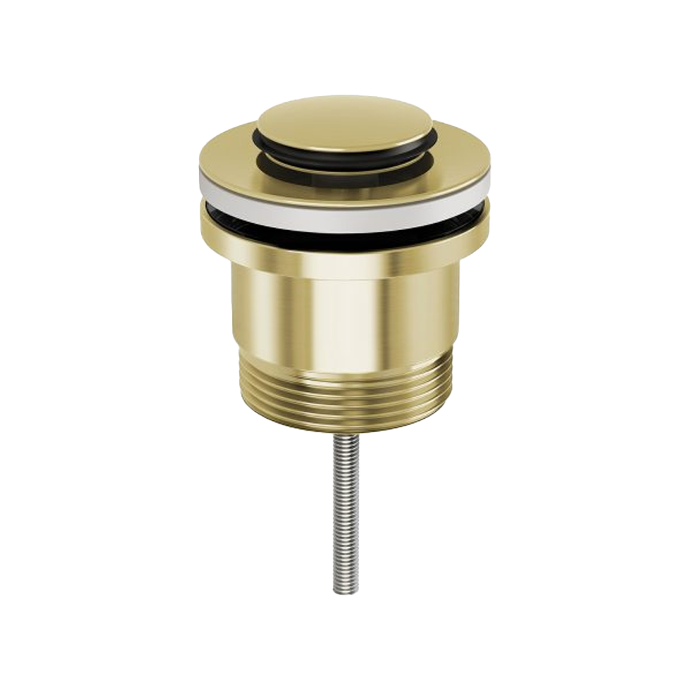 40mm Flat Pop Up Universal Waste Brushed Gold – SpecSpace