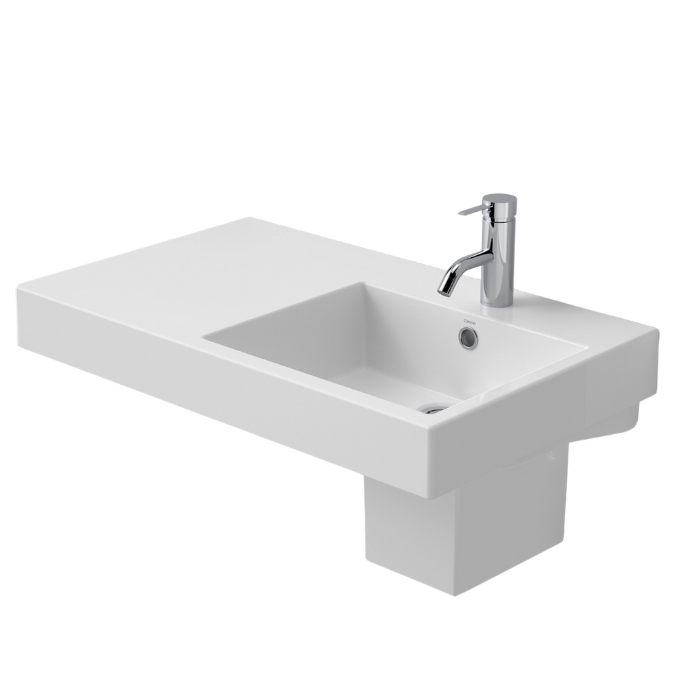 Liano Nexus 750 Wall Basin Left Shelf with 1 Tap Hole – SpecSpace