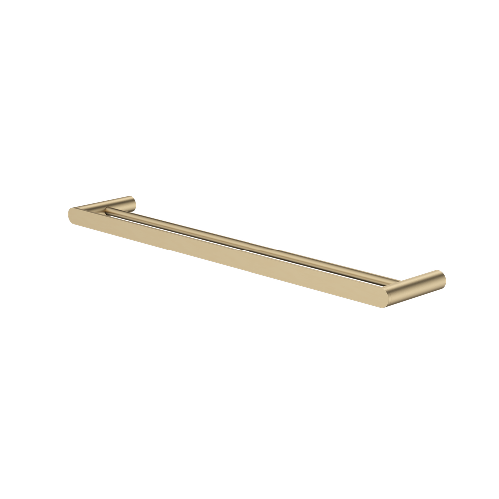 Urbane II 625mm Double Towel Rail Brushed Brass – SpecSpace Urbane II 625mm Double Towel Rail Brushed Brass – SpecSpace