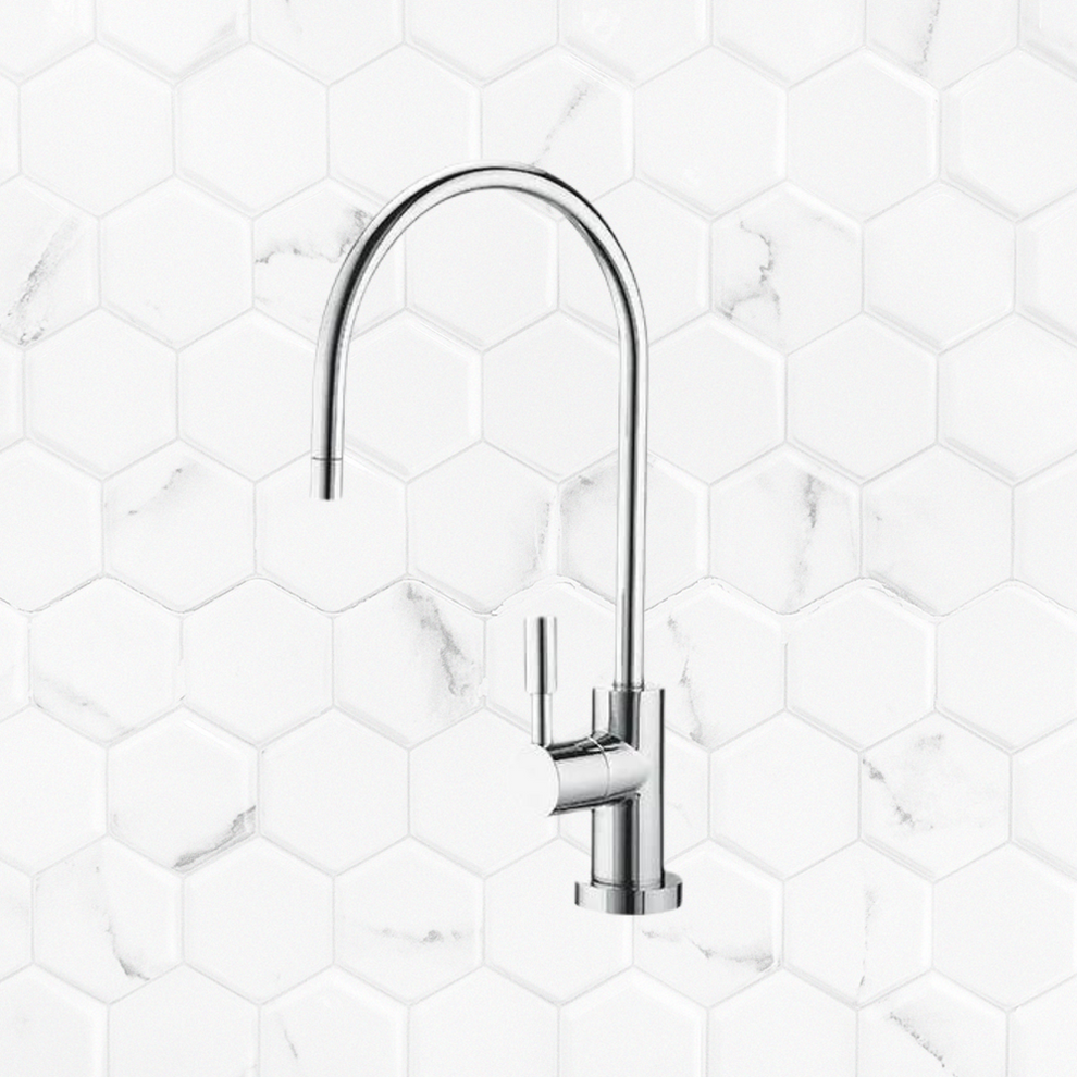 Designer Faucet Gooseneck 1/4 Ceramic Disk Chrome – SpecSpace