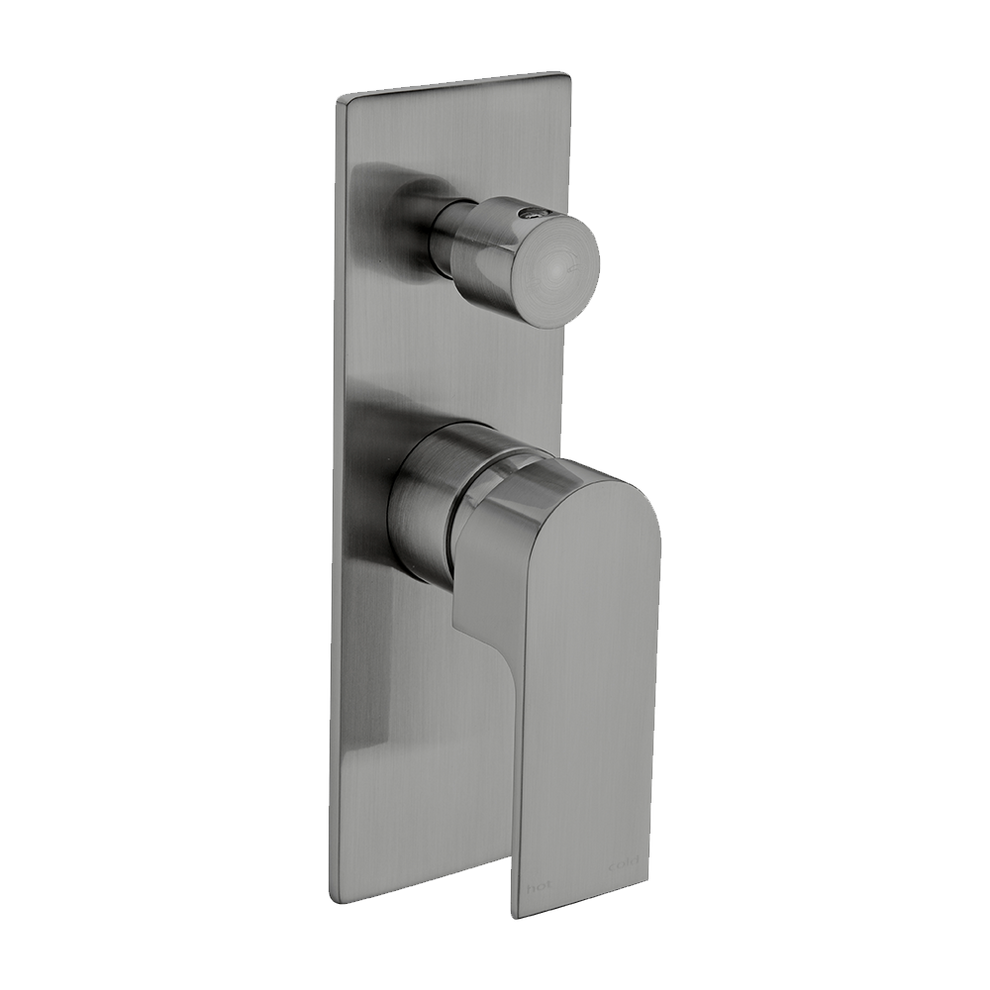 Bianca Shower Mixer with Divertor Gunmetal – SpecSpace