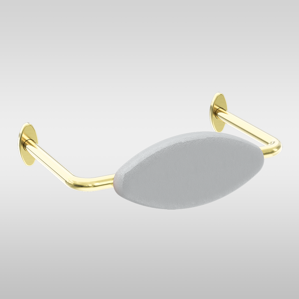 Mecca Care DDA Toilet Backrest Brushed Gold – SpecSpace