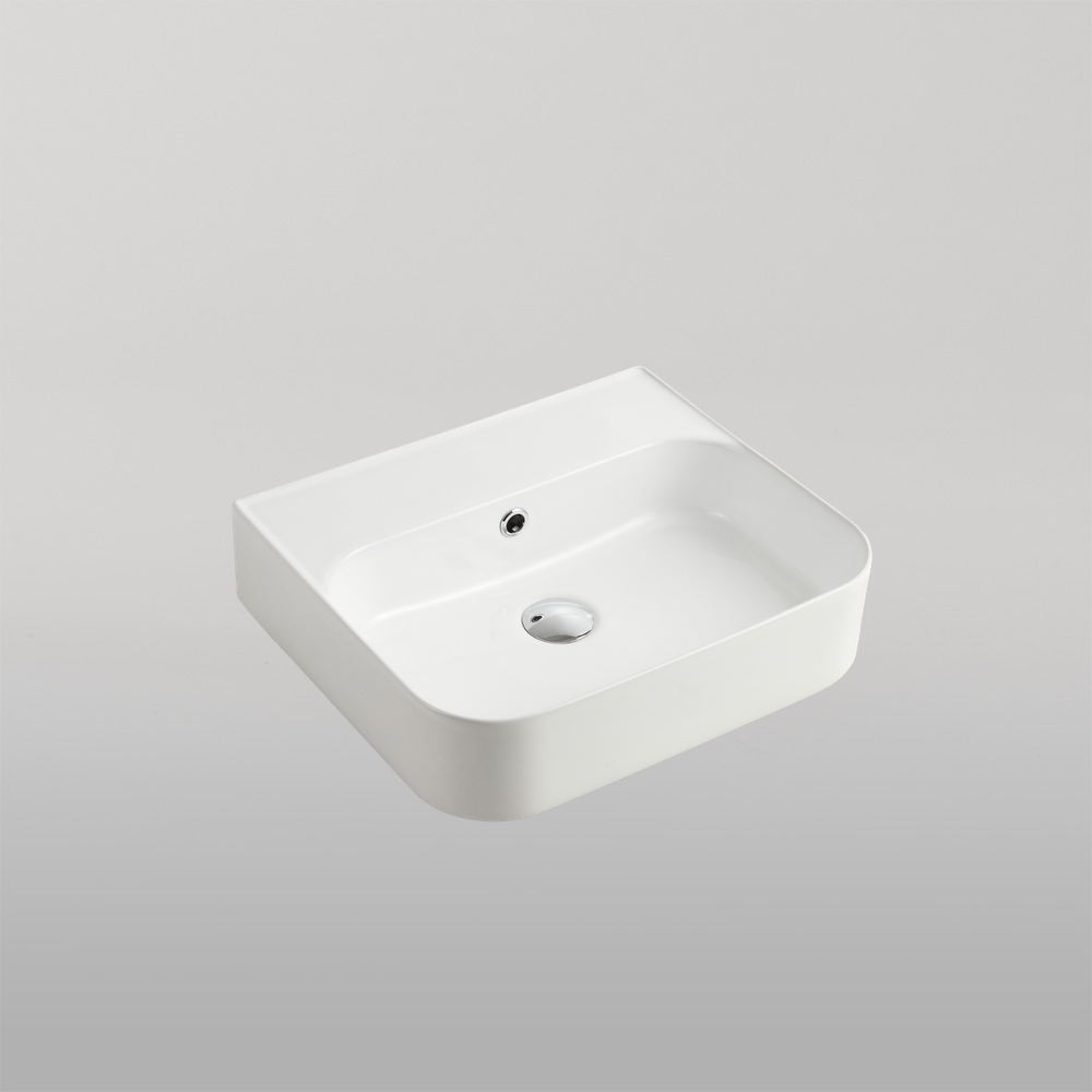 Dublin Wall Hung Basin With No Tap Hole White – SpecSpace