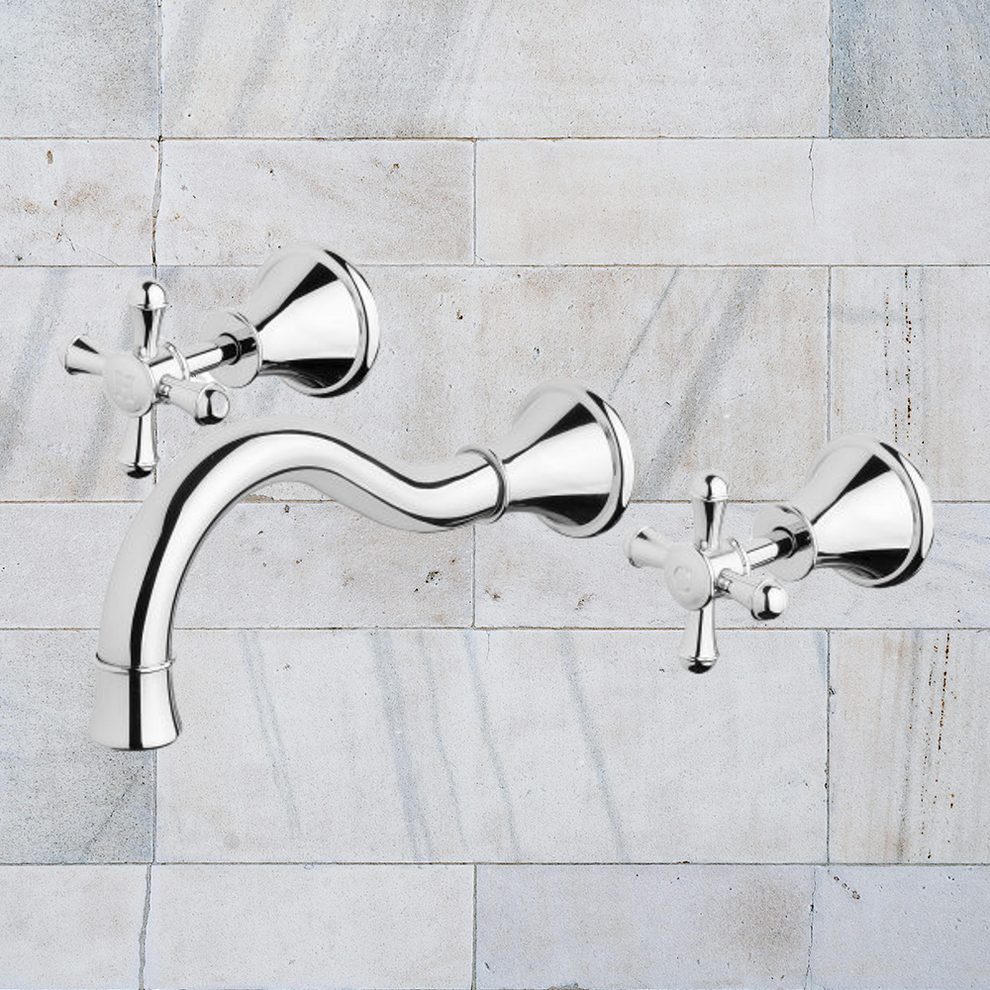 Nostalgia Basin / Bath Set 180mm Shepherds Crook Chrome – SpecSpace