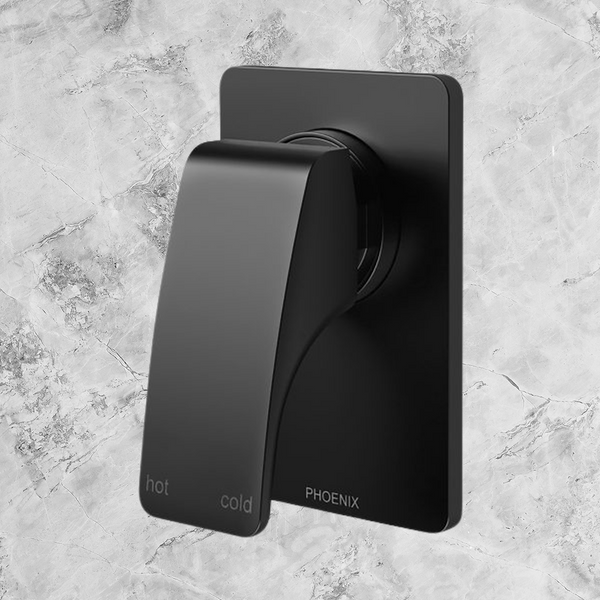 Rush Shower / Wall Mixer Matte Black – SpecSpace