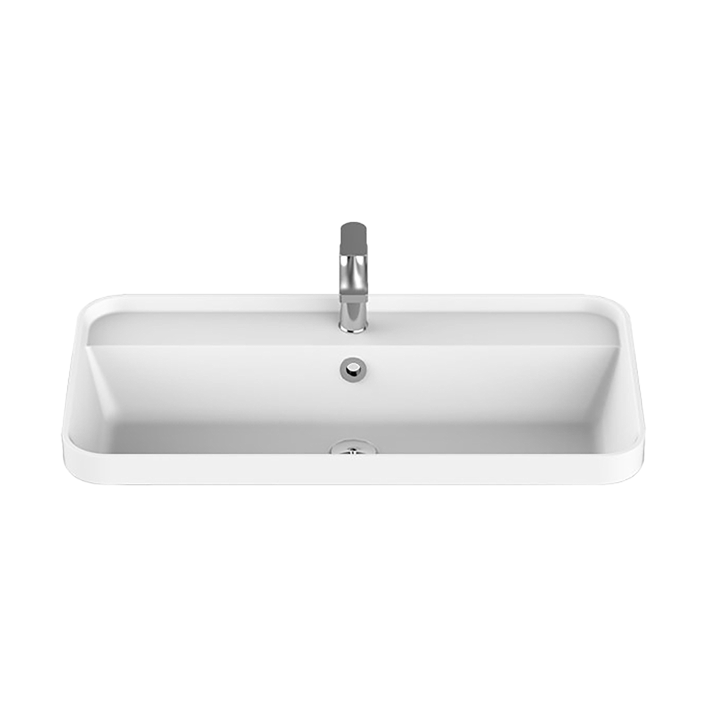 Miya Semi Inset 750 Basin Matte White – SpecSpace